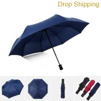 China Business Men and Women's Automatic Folding Umbrella with Customized Gift Advertising for sale