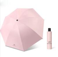 China Rubber Coated Handle Automatic Umbrella for Business Promotion and Sun Protection for sale