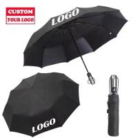 China 190T Nylon Fabric Customized Logo Print UV Protection Foldable Umbrella for All in 1 for sale