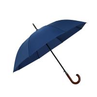 China Business Promotion Umbrella Customized Curved Handle Golf Straight Umbrella with Logo for sale