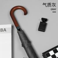 China Business Promotion Umbrella Customized Curved Handle Golf Straight Umbrella with Logo for sale