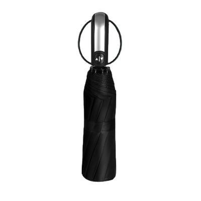 China Outdoor Market Umbrella 10k 23inch Windproof Travel Auto Umbrella with Plastic Handle for sale