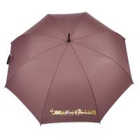 China Fully-automatic Sunscreen Long Handle Golf Umbrella with Bent Hook and Customized LOGO for sale