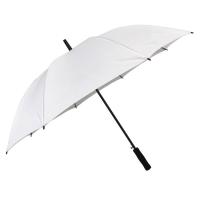 China 190T Pongee Fabric Material 8K 27inch Straight White Outdoor Advertising Box Umbrella for sale