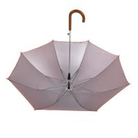 China Auto Open Full Body Umbrella Orange Custom Bank Logo Hook Handle with 100cm Diameter for sale