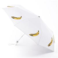 China Custom Print Logo White Polyester Fold Umbrella for Advertising or Gifts and Durable for sale