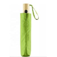 China Steel Fiberglass Ribs Customized Automatic RPET Umbrella with Personalized Print Logo for sale