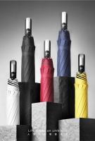 China Rubber Coating Handle Portable Automatic Travel Compact Rain Folding Umbrella for Adults for sale