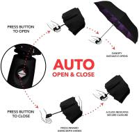 China Black Glue Sunscreen Triple Folding Umbrella for Advertising and Gifts Open Diameter 97cm for sale