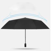 China Anti-Rebound and Explosion-Proof Umbrella Commercial Folding Design with Pongee Fabric for sale