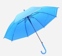 China 23inch 8K Paris Transparent Clear Umbrella for Raining Transparent Plastic J Handle for sale