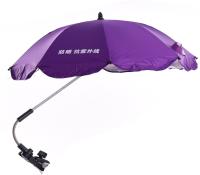 China Stroller Accessory Universal Umbrella with Plastic Clamp Handle and 190T Pongee Panel for sale