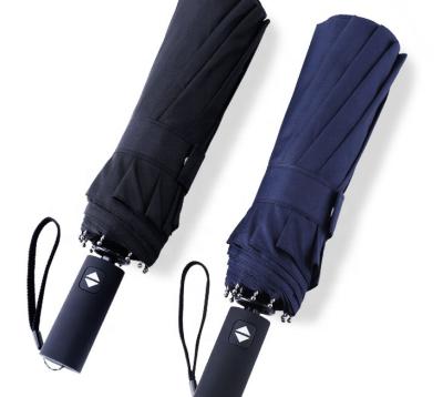China Commercial Gifts Three-folding Umbrella with High End Design Handle and Spare Parts for sale