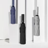 China Commercial Gifts Three-folding Umbrella with High End Design Handle and Spare Parts for sale