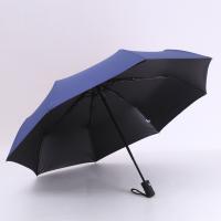 China Summer Three-folding Umbrella Fully Automatic Folding Auto Umbrella with 8k 21inch for sale