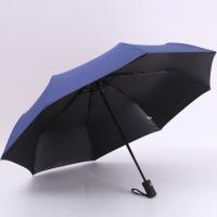 China Summer Three-folding Umbrella Fully Automatic Folding Auto Umbrella with 8k 21inch for sale