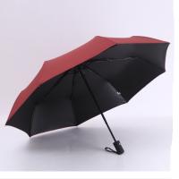 China Summer Three-folding Umbrella Fully Automatic Folding Auto Umbrella with 8k 21inch for sale