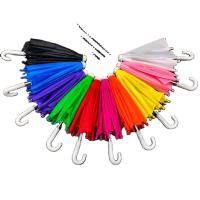 China Advertising Mini Pocket Umbrella with Straight Pattern and Plastic J Handle Design for sale
