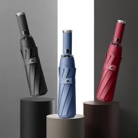China Travel in Luxury Windproof Folding Automatic Open Close Customized Color Led Umbrella for sale
