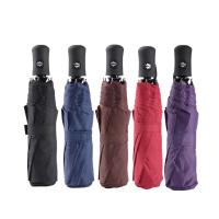 China Custom Logo Three-folding Fully-automatic Umbrella for Promotion BSCI Certified for sale
