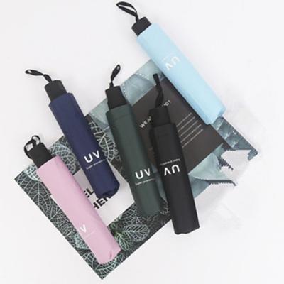 China X302 Custom Umbrella Agile Supply Chain 3 Folding UV Umbrella for Travel and Occasion for sale