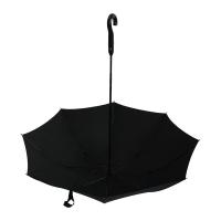 China Crutch Walking Stick Handle Windproof Automatic Straight Umbrella with One-Click Open for sale