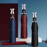 China 190T Nylon Fabric Luxury Golden Handle Rolls Royce Umbrella for Men 23 Inches*10k for sale