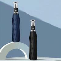 China 190T Nylon Fabric Luxury Golden Handle Rolls Royce Umbrella for Men 23 Inches*10k for sale