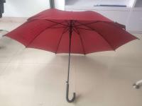 China Pongee Panel Customized Advertising Auto Open Rain Straight Umbrella with Logo Printing for sale