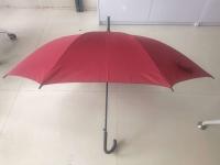 China Pongee Panel Customized Advertising Auto Open Rain Straight Umbrella with Logo Printing for sale