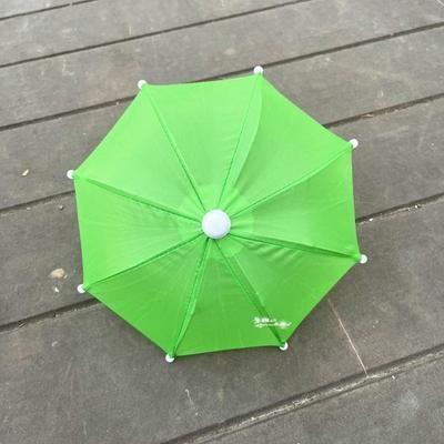 China Customized Logo Straight Umbrella for Motorcycle Decoration and Mini Mobile Phone Sunshade for sale