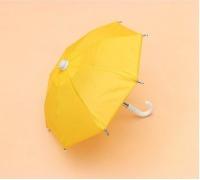 China Customized Logo Straight Umbrella for Motorcycle Decoration and Mini Mobile Phone Sunshade for sale