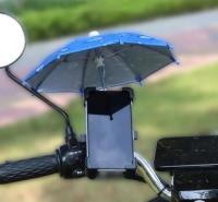 China Straight Umbrella Sturdy Frame Manual Open Custom Display Toy Mini Umbrella for Phone for sale