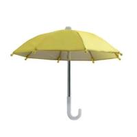 China Straight Umbrella Sturdy Frame Manual Open Custom Display Toy Mini Umbrella for Phone for sale