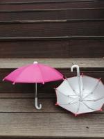 China Metal Frame Silver Motorcycle Umbrella with Manual Control and Thickening Sunscreen for sale