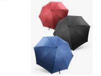 China Printed Golf Umbrella Sunshade Car Logo Straight Pole Automatic Weather Umbrella Gift for sale