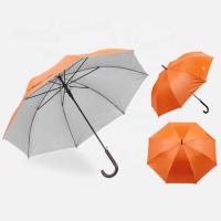 China Minimalist Design Customized 8k Black Coated Metal Fiberglass Frame Umbrella for BSCI for sale