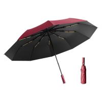 China Unbeatable Newest Crystal Mechanical Handle 3 Folding Windproof Gift for Ladies and Girls for sale