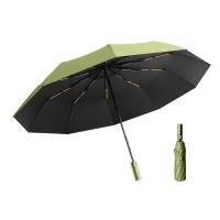 China Unbeatable Newest Crystal Mechanical Handle 3 Folding Windproof Gift for Ladies and Girls for sale