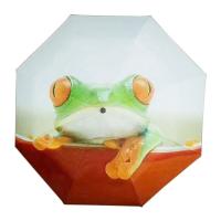 China Customized Print Logo DIY Umbrella with Black Steel Shaft and 190T Pongee Fabric for sale