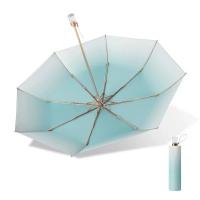 China Metal Shaft Frame Custom Gradient Shade Umbrella Popular for Women All in 1 Function for sale