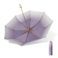 China Metal Shaft Frame Custom Gradient Shade Umbrella Popular for Women All in 1 Function for sale
