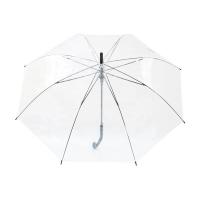China Windproof Waterproof Auto Open Clear Bubble Umbrella with Cute Design Style and Ribs for sale