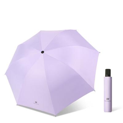China 8k Waterproof Black UV Proof Coating Umbrella All in 1 Pink for Rain Minimalism Style for sale