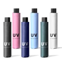 China 8k Waterproof Black UV Proof Coating Umbrella All in 1 Pink for Rain Minimalism Style for sale