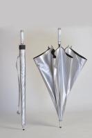 China Golf Straight Windproof Umbrella for Agile Supply Chain Customization in Titanium Silver for sale