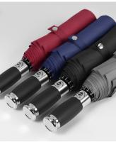 China Classic Design Chinese Automatic Open Paraguas Straight Umbrella with Fiberglass Shaft for sale