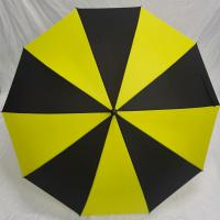 China Windproof Auto Open Golf Umbrella with Custom Logo Prints and 130cm Open Diameter for sale
