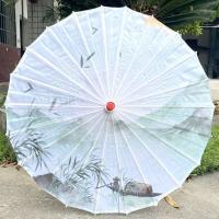 China Vintage Style 23 Inches*10k Chinese Paper Parasol Umbrella for Customized Printing for sale