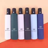 China Travel Occasion Three-folding Umbrella with UV Sunscreen and Rain Protection Solutions for sale